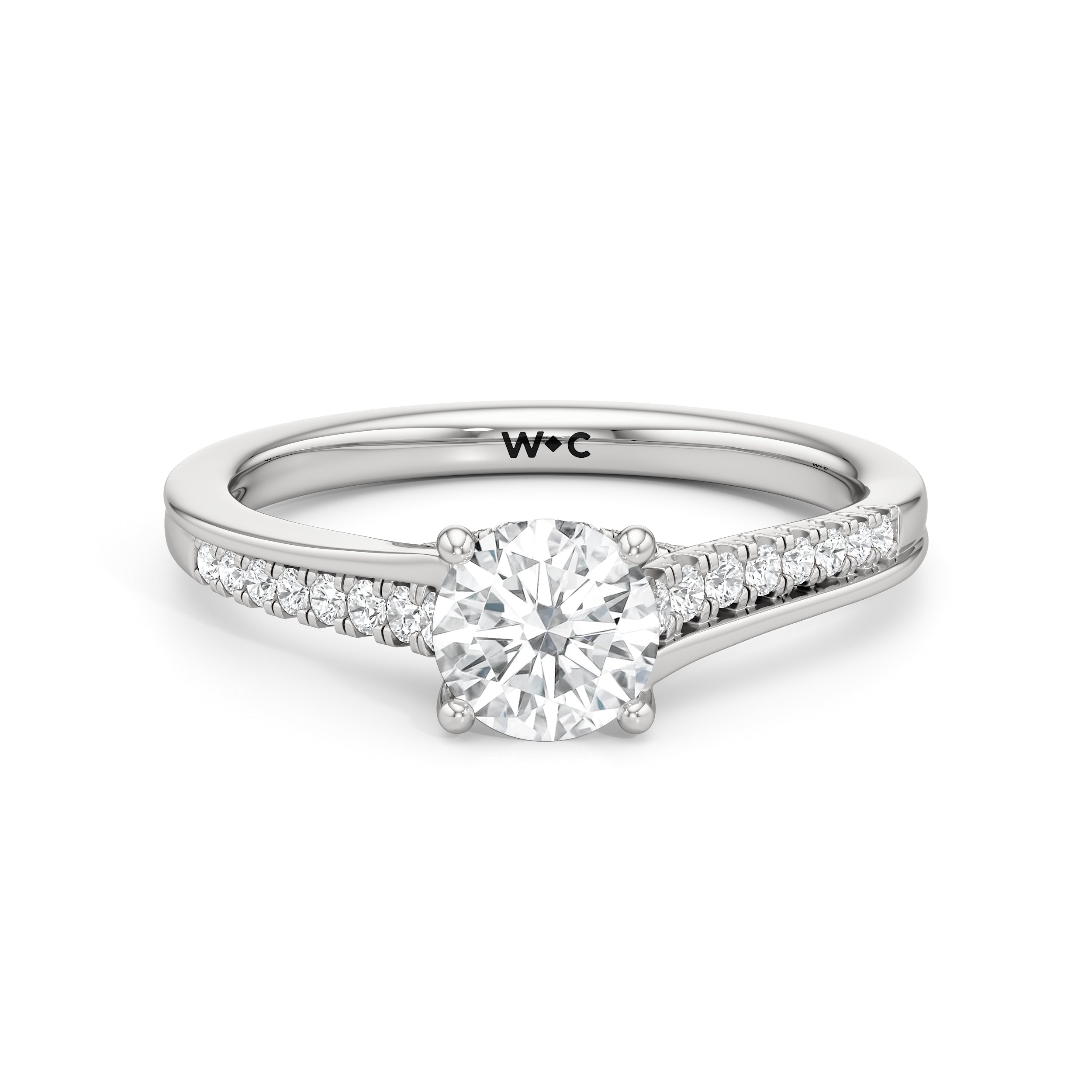 The Ellison Engagement Ring – With Clarity