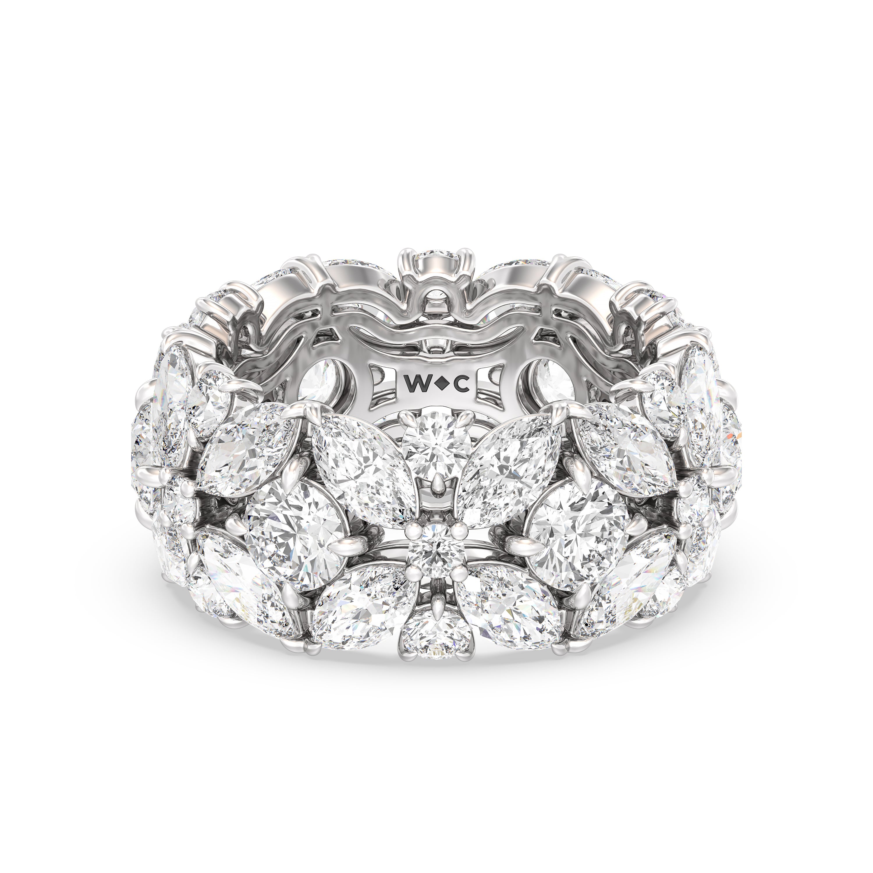 Garden Eternity Ring – With Clarity