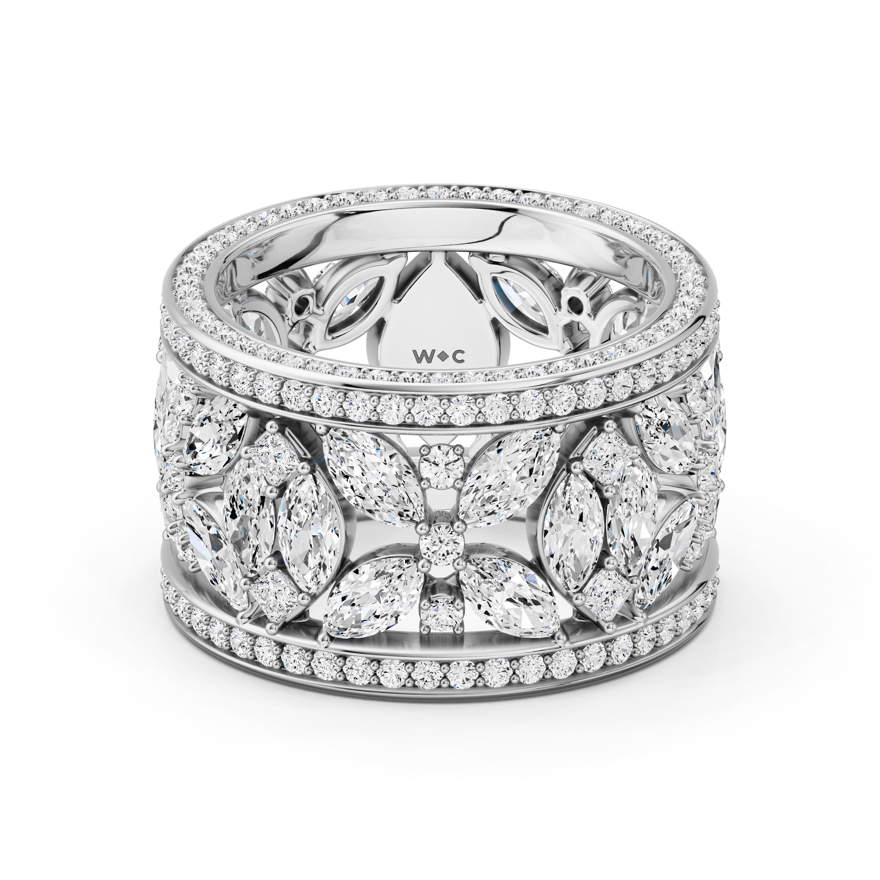 The Harper Eternity Ring – With Clarity