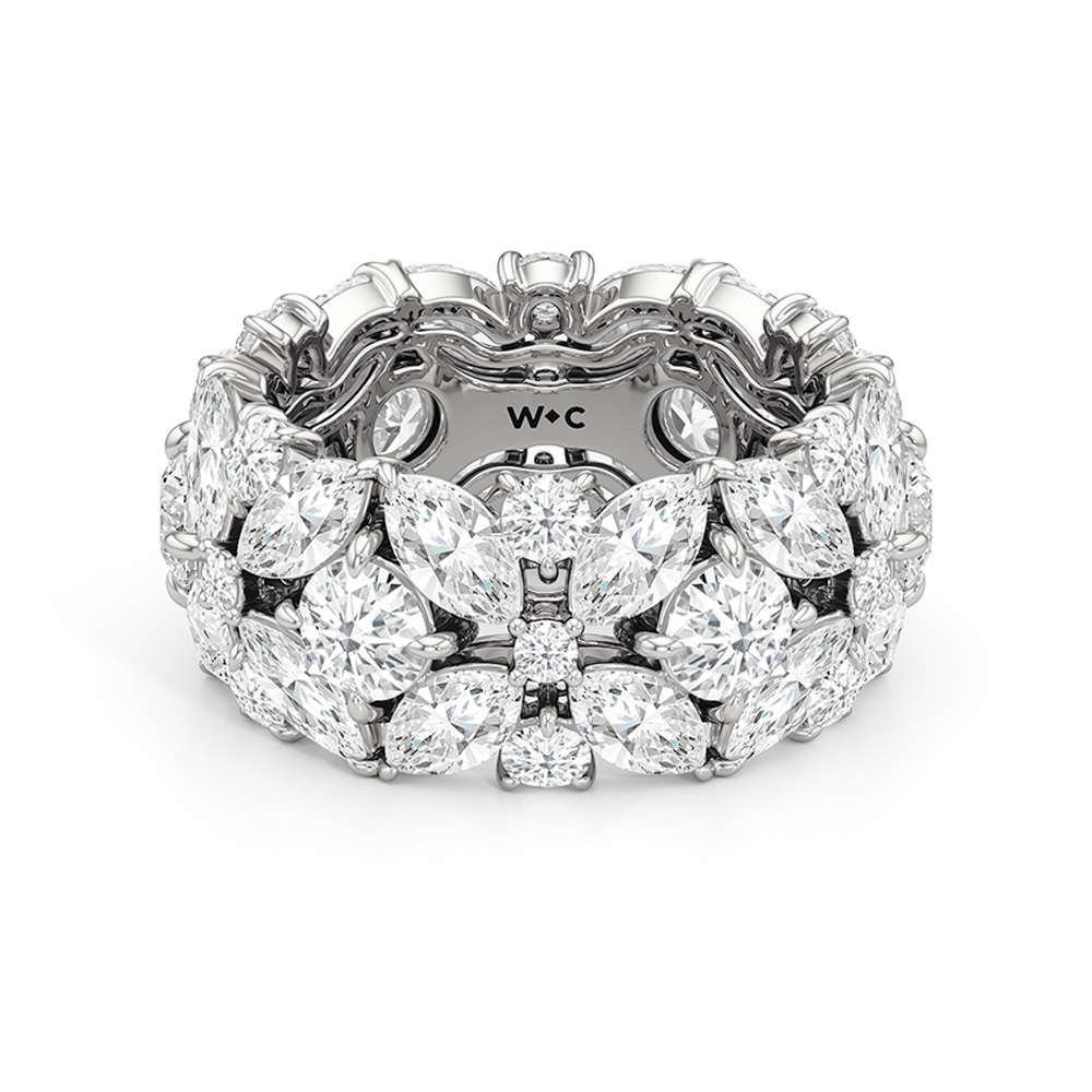 Garden Eternity Ring – With Clarity