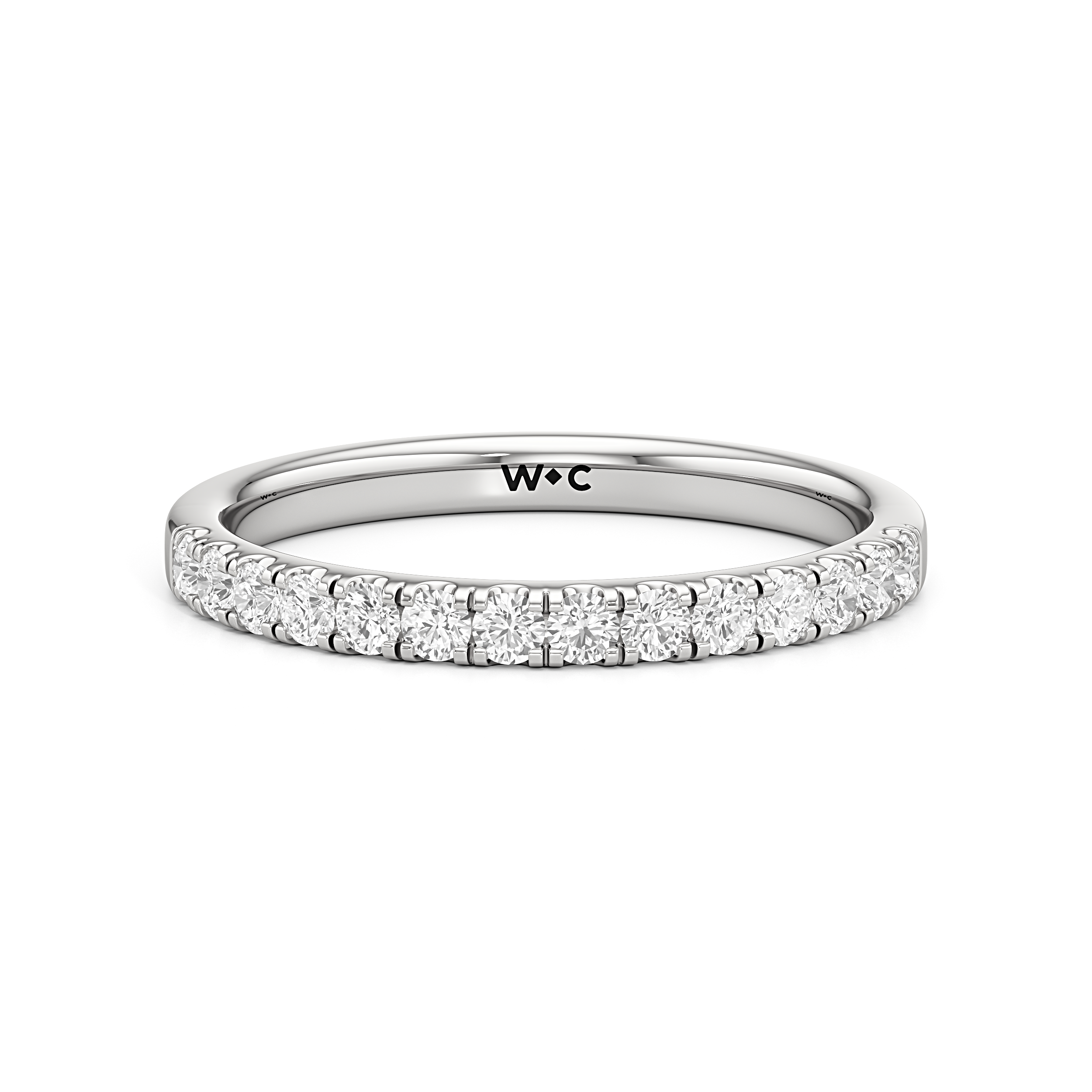 The Isabel Diamond Wedding Band – With Clarity
