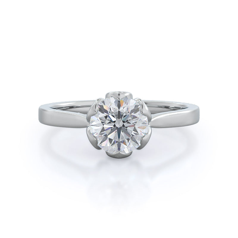Lily Diamond Engagement Ring (E+ VVS+) – With Clarity