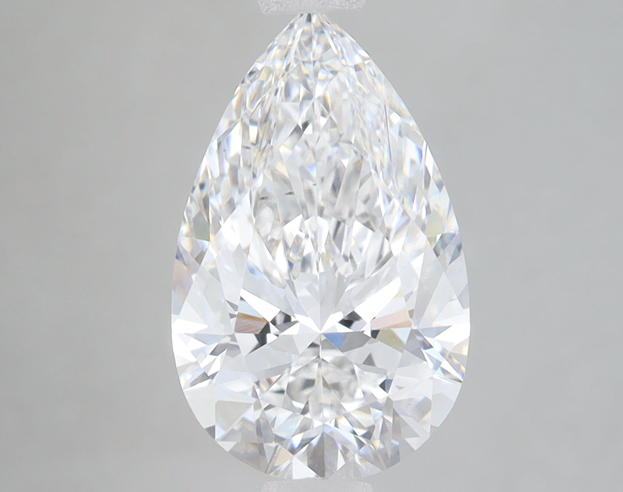 3.09 Carat Pear Lab Diamond – With Clarity