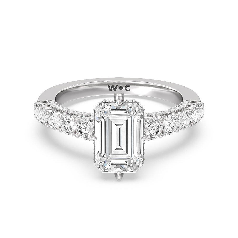 The Fifth Avenue 3 CTTW Round Cut Lab Grown Diamond Engagement Ring in ...