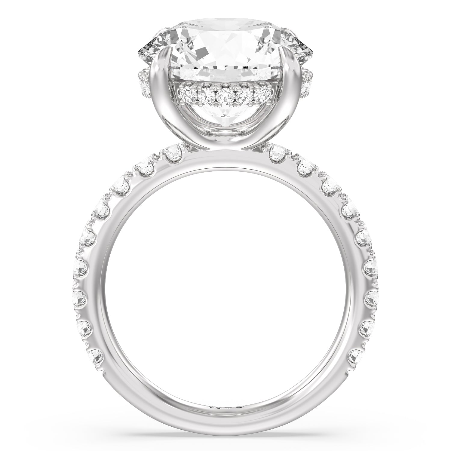 Grandeur Hidden Halo Ring – With Clarity