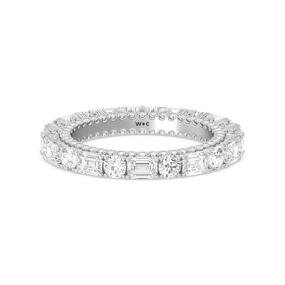 The Tenement Eternity Ring – With Clarity
